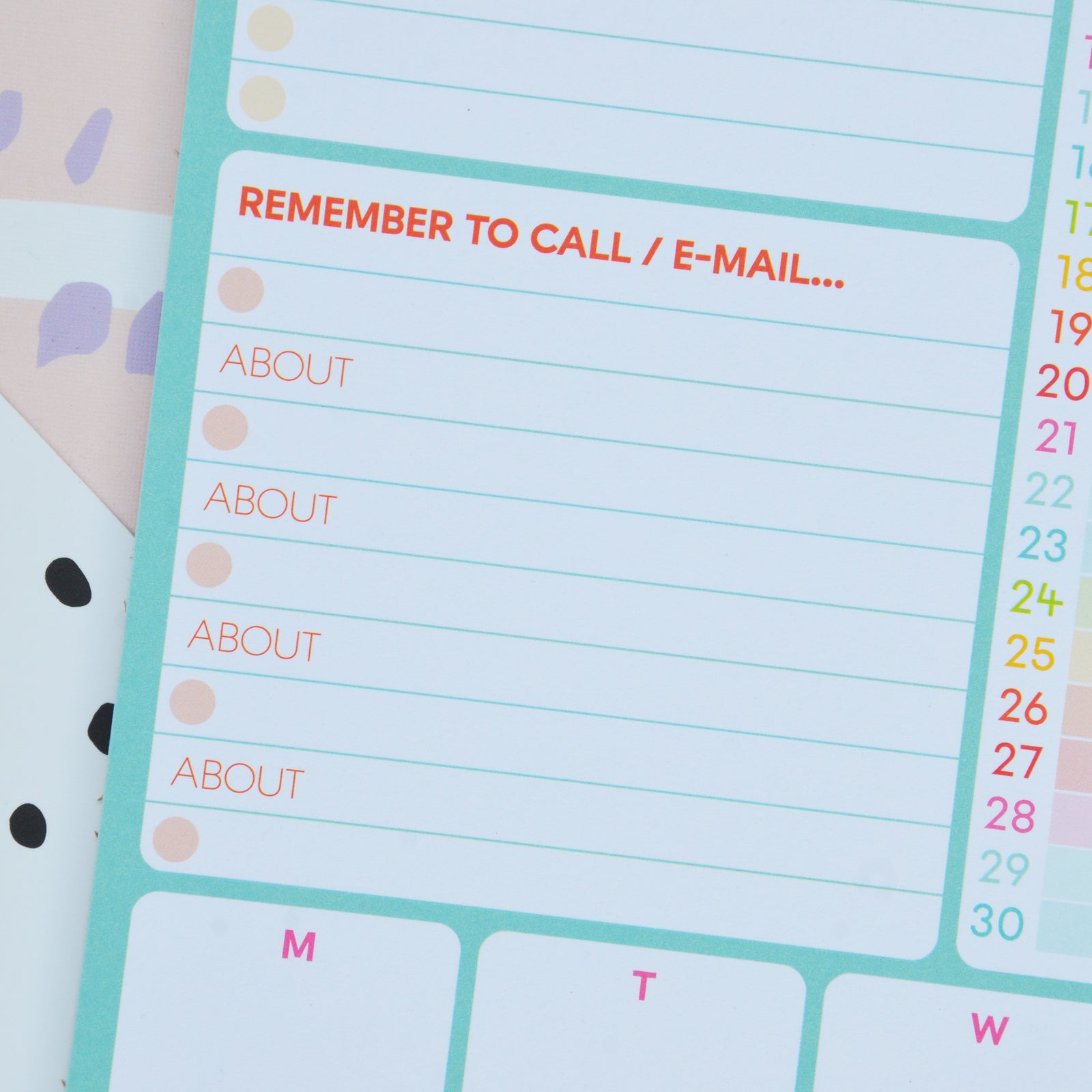 Teacher's Weekly Notepad - This Week in My Classroom | BERTEAU & Co.